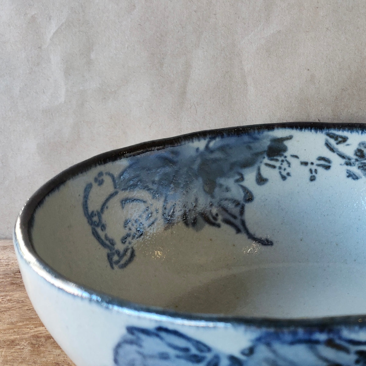 "Kosome" Oval Ceramic "Budoh" Bowl – THE DEA STORE