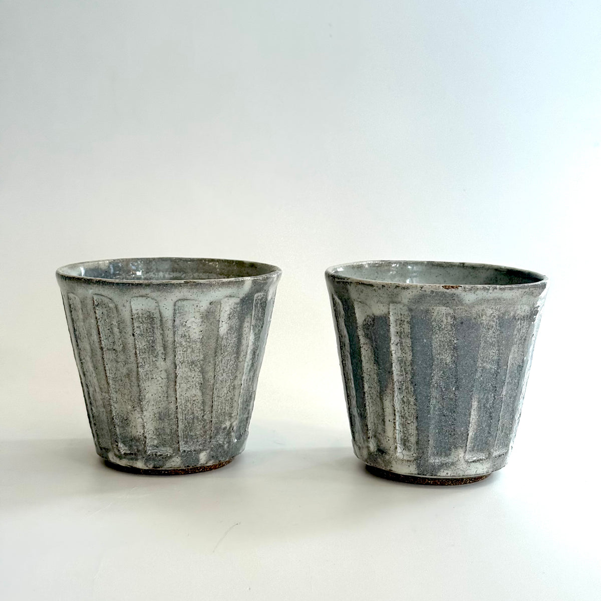 "Kohiki" Cups - Fluted - Dark • May25 • TH1005 – THE DEA STORE