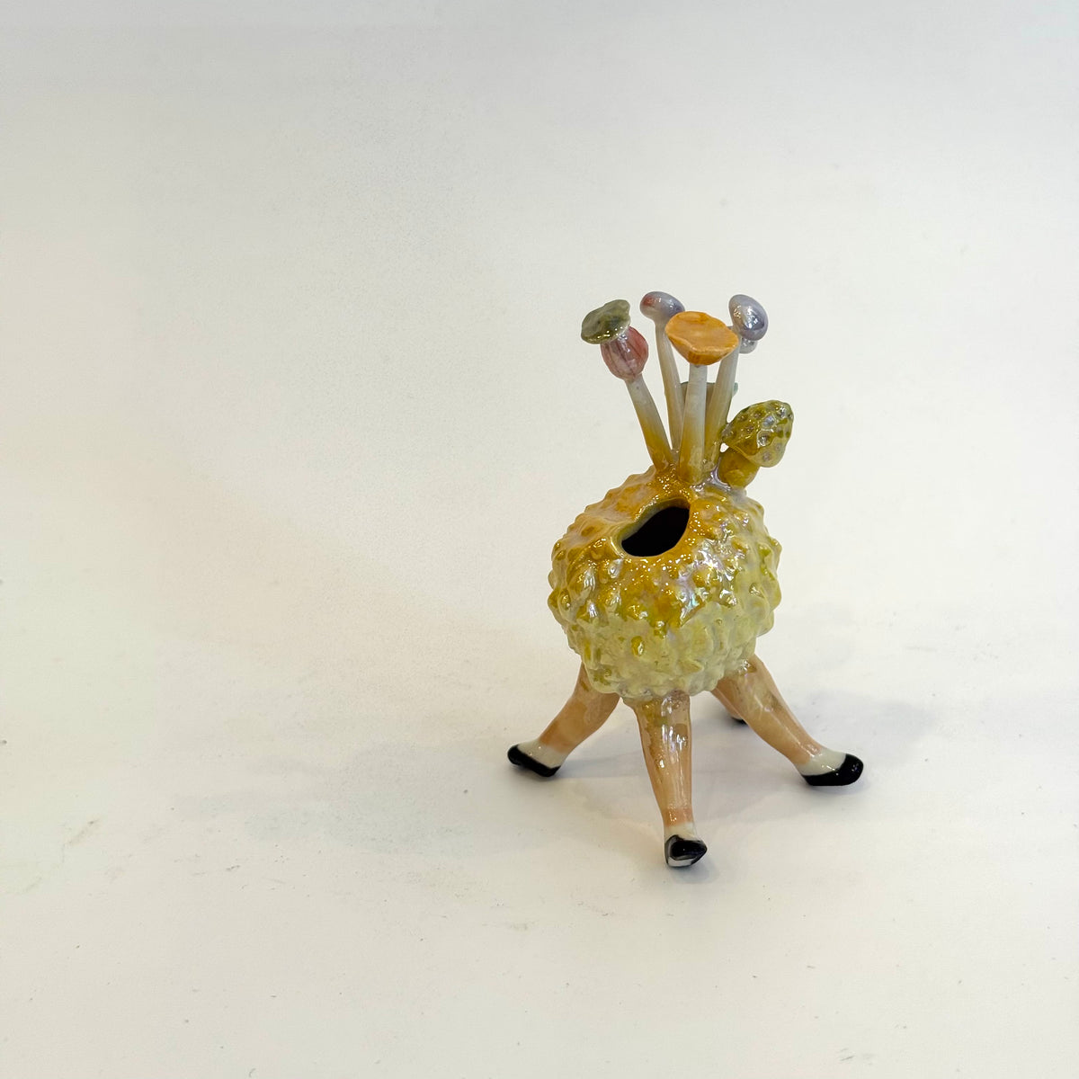 "Dancing Lychee" Vase #02 - Yellow – THE DEA STORE