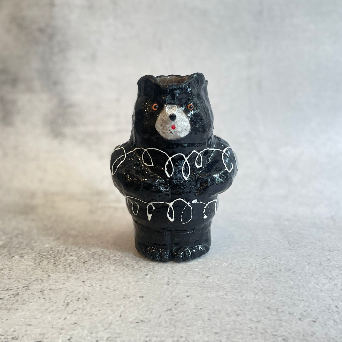 Squiggle Bear Vase - Small - "Near & Far" 2023 – THE DEA STORE