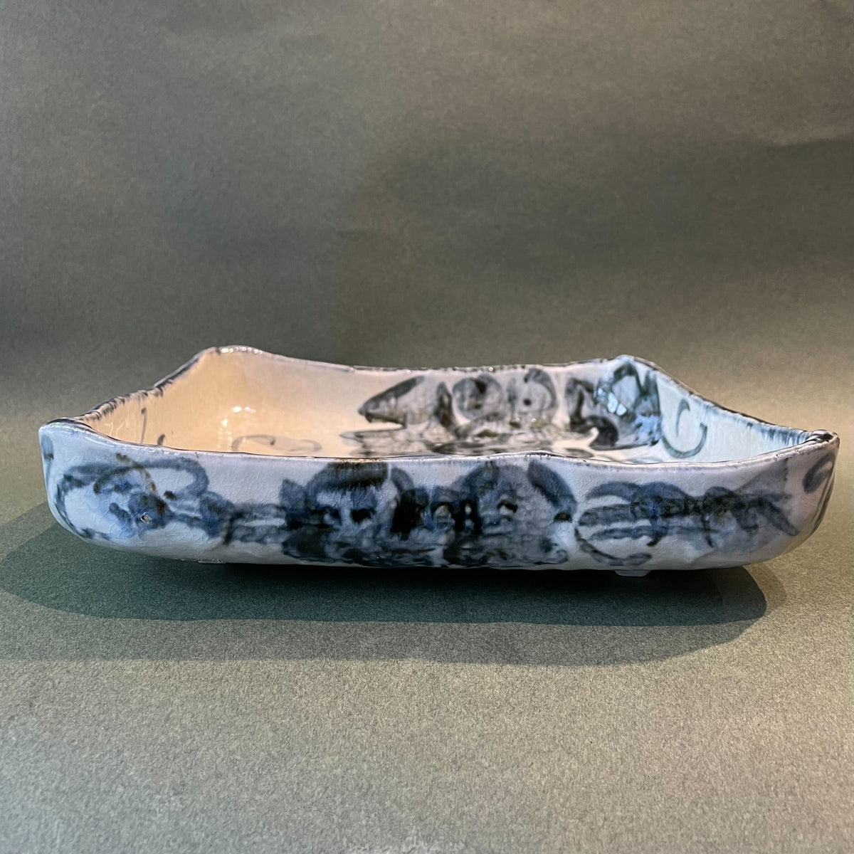 "Kosome" Square Ceramic "Budoh" Dish – THE DEA STORE